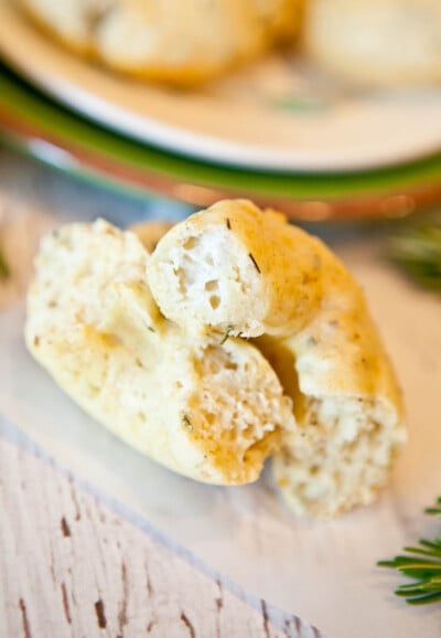 Baked Savory Cream Cheese & Herb Donuts - Averie Cooks