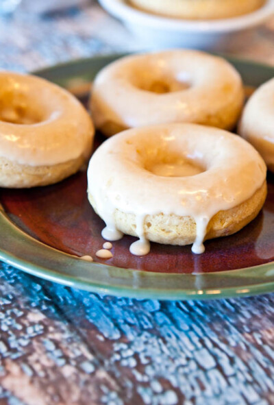 Baked Vanilla Glazed Donuts Recipe - Averie Cooks