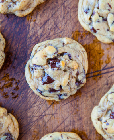 Soft & Chewy Chocolate Chunk Cookies - Averie Cooks