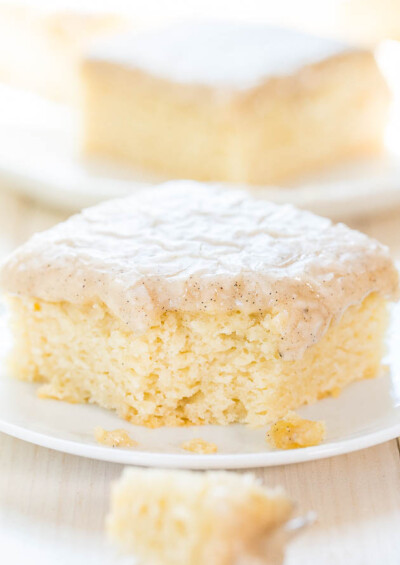 Glazed Mini Pound Cake Loaves (From Scratch!) - Averie Cooks