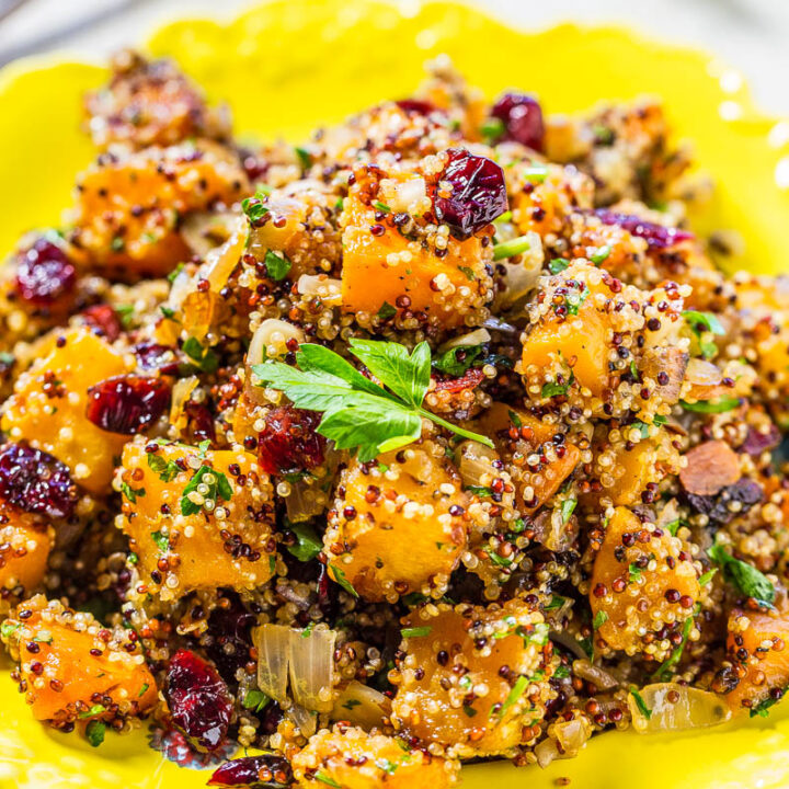 Butternut Squash Quinoa Salad Recipe (So Easy!) - Averie Cooks