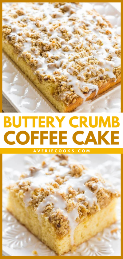 Buttery Coffee Crumb Cake (a Cake Mix Coffee Cake!) - Averie Cooks