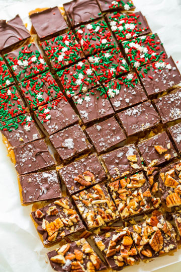 Super Simple Homemade Toffee Recipe - Averie Cooks