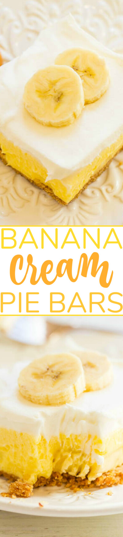 Easy Banana Pudding Bars (7-Ingredients!) - Averie Cooks