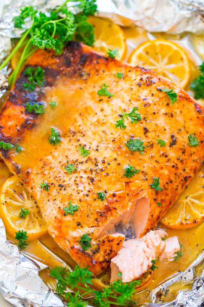 Baked Honey Dijon Salmon Quick Easy Averie Cooks Baked Honey Dijon Salmon Quick Easy Averie Cooks