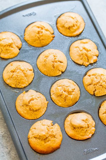Vanilla Bean Mini Muffins - Averie Cooks