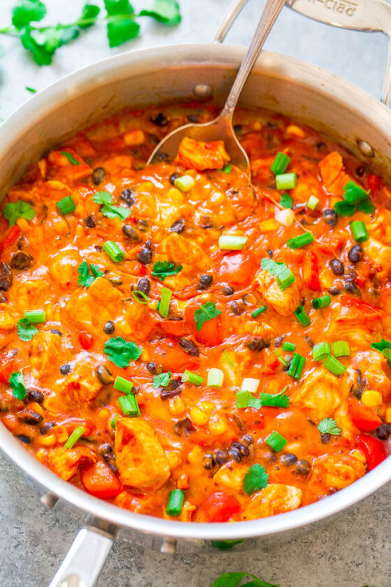 15-Minute Southwest Chicken Skillet - Averie Cooks
