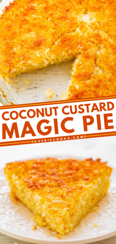Goof-Proof "Impossible" Coconut Pie Recipe - Averie Cooks