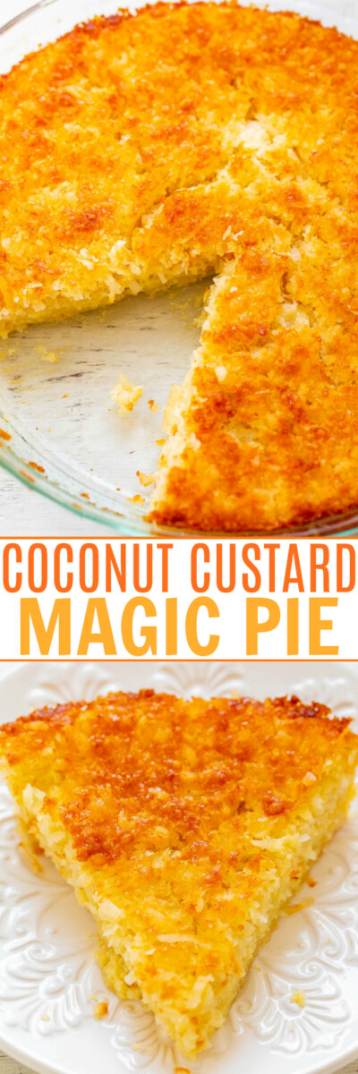 Goof-Proof "Impossible" Coconut Pie Recipe - Averie Cooks