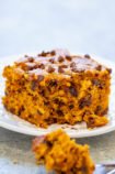 One-Bowl Pumpkin Chocolate Chip Cake - Averie Cooks