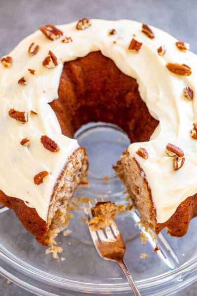 Hummingbird Cake with Coconut Cream Cheese Frosting - Averie Cooks