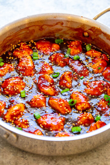 Asian Sticky Chicken (Better Than Takeout!) - Averie Cooks