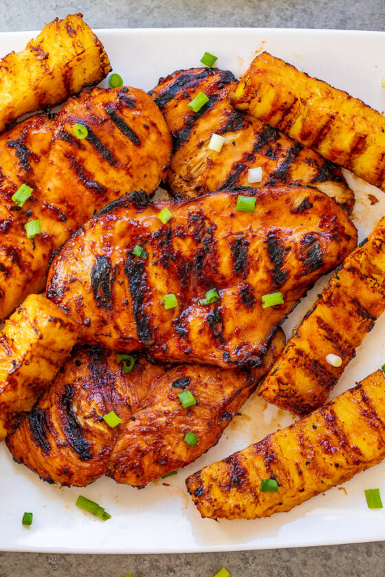 Grilled Guacamole Chicken Recipe - Averie Cooks