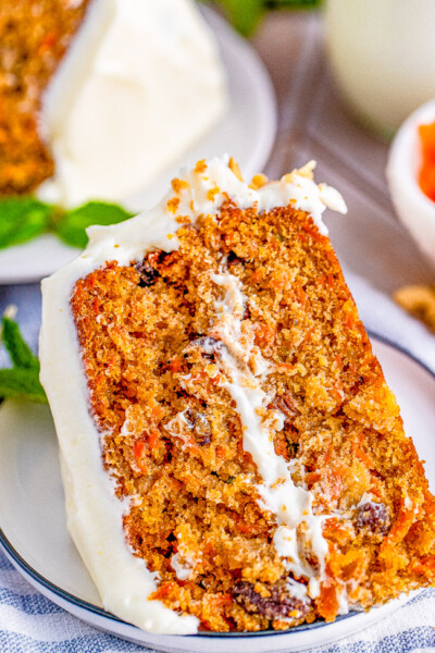 Spiced Carrot Cake (+ Cream Cheese Frosting) - Averie Cooks