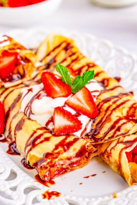 Basic Crepe Recipe (+ Filling Ideas!) - Averie Cooks