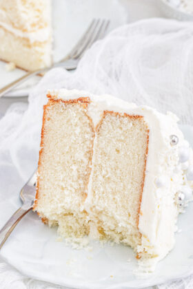 Classic White Layer Cake (From Scratch!) - Averie Cooks