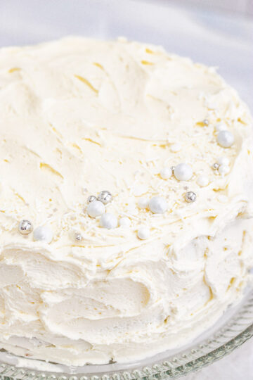 Classic White Layer Cake (From Scratch!) - Averie Cooks
