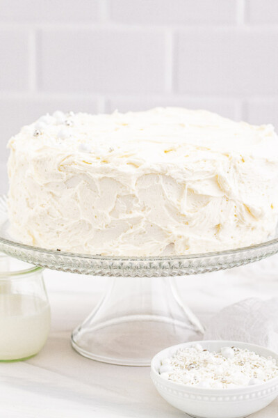 Classic White Layer Cake (From Scratch!) - Averie Cooks