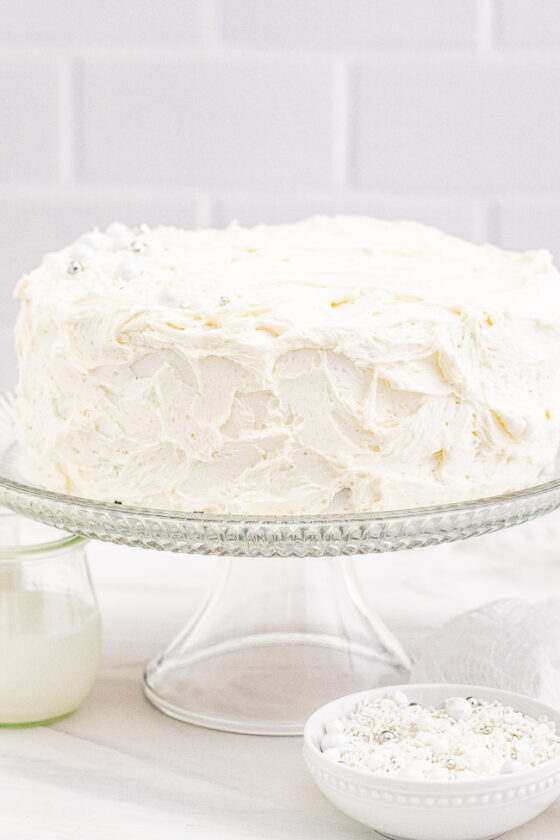 Classic White Layer Cake (From Scratch!) - Averie Cooks