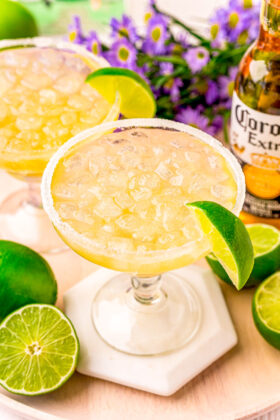 Refreshing Beer Margaritas Recipe - Averie Cooks