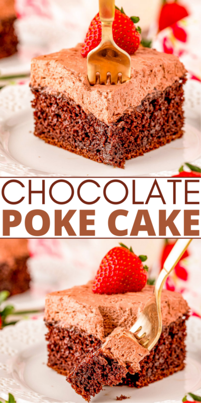 Chocolate Poke Cake - Averie Cooks