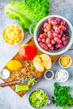 Classic Apple Waldorf Salad Recipe - Averie Cooks