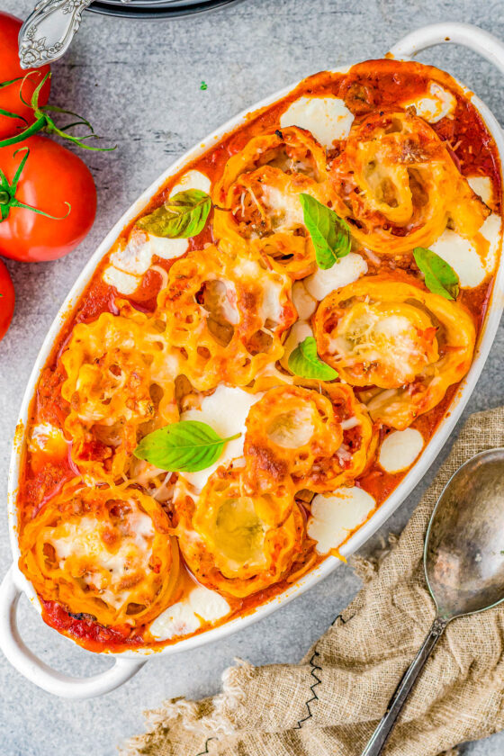 Lasagna Pinwheels (Homemade and Shortcut Versions) - Averie Cooks