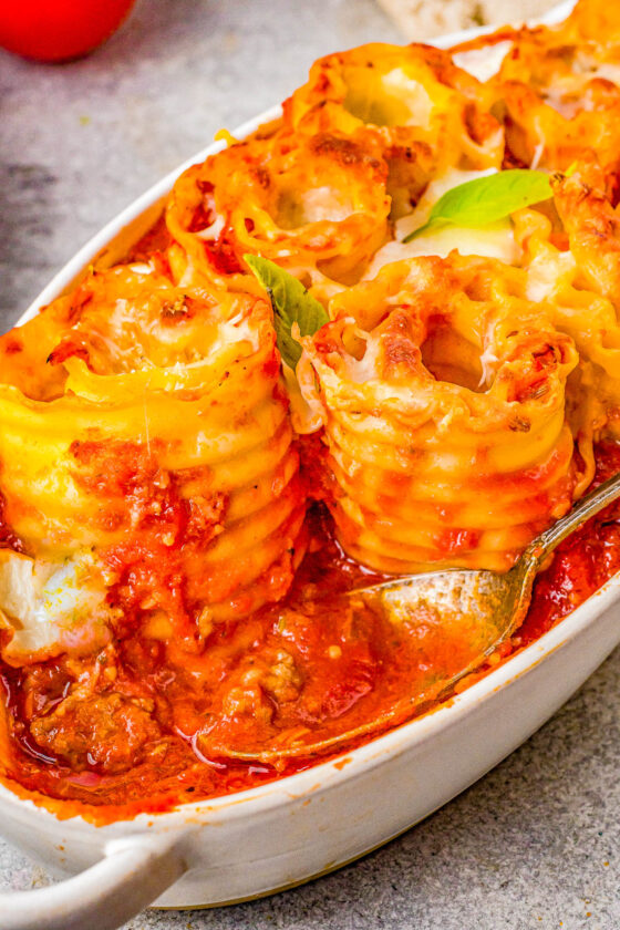 Lasagna Pinwheels (Homemade and Shortcut Versions) - Averie Cooks