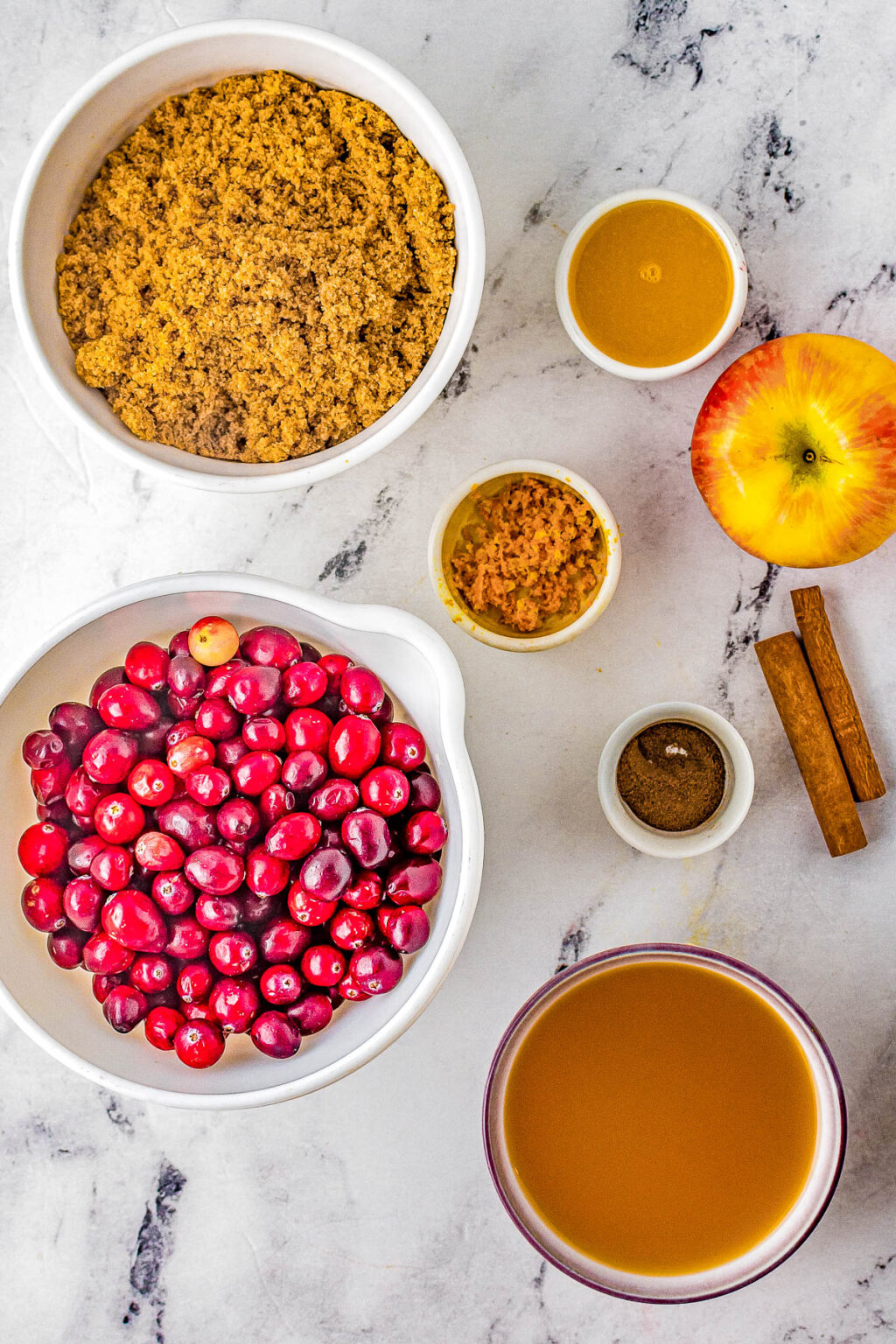 Spiced Apple Cider Cranberry Sauce - Averie Cooks