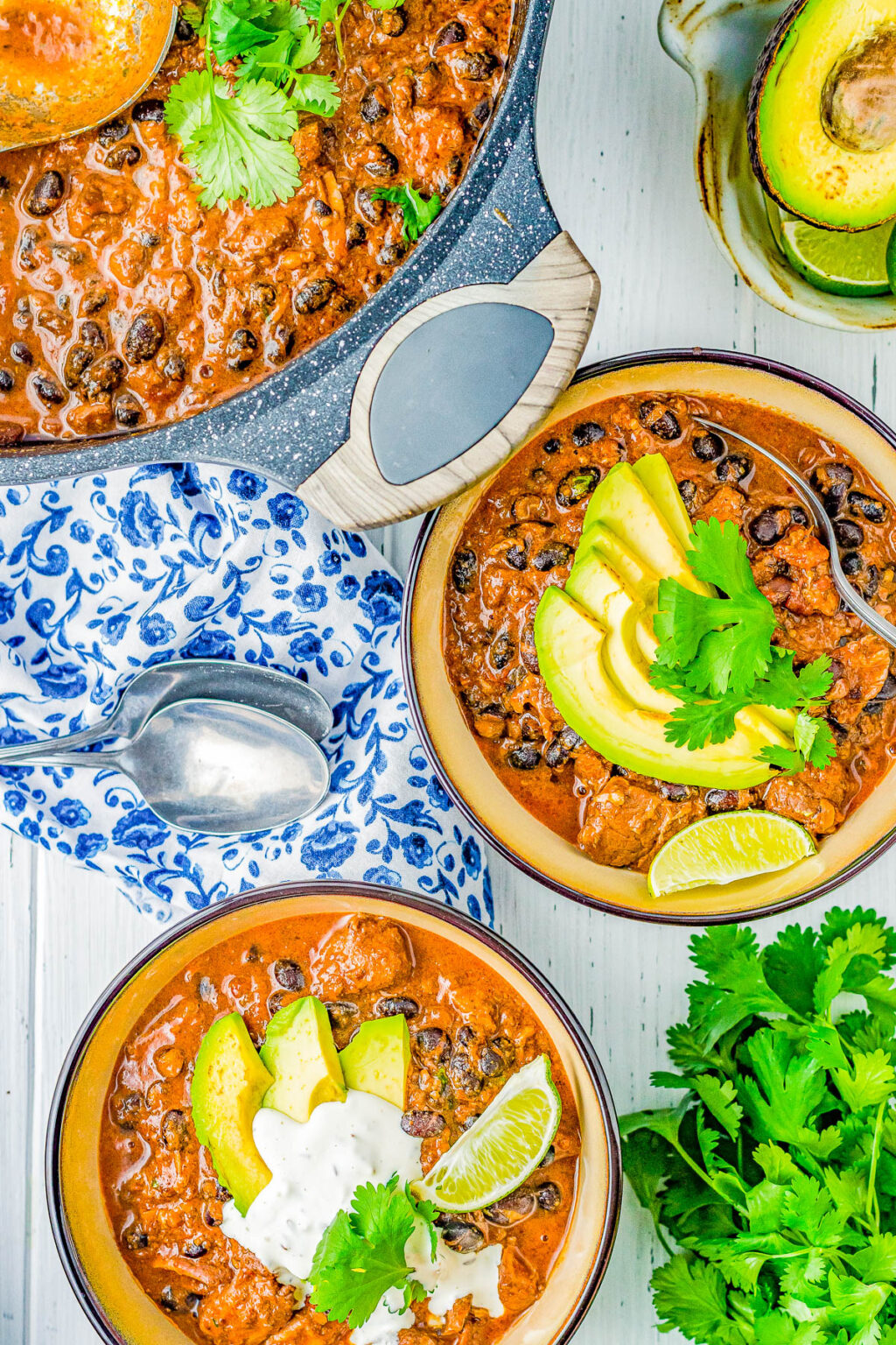 Triple Pork Chili Recipe - Averie Cooks
