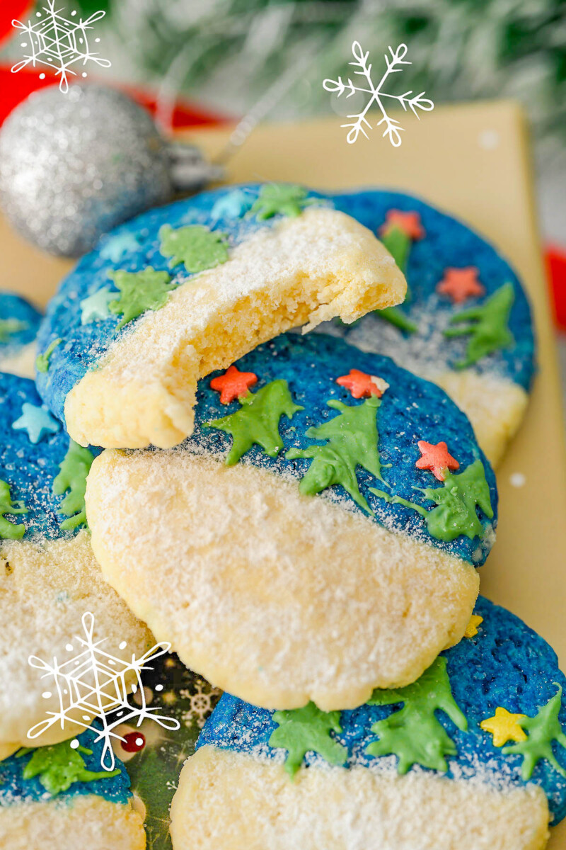 Christmas Shortbread Cookies - Averie Cooks