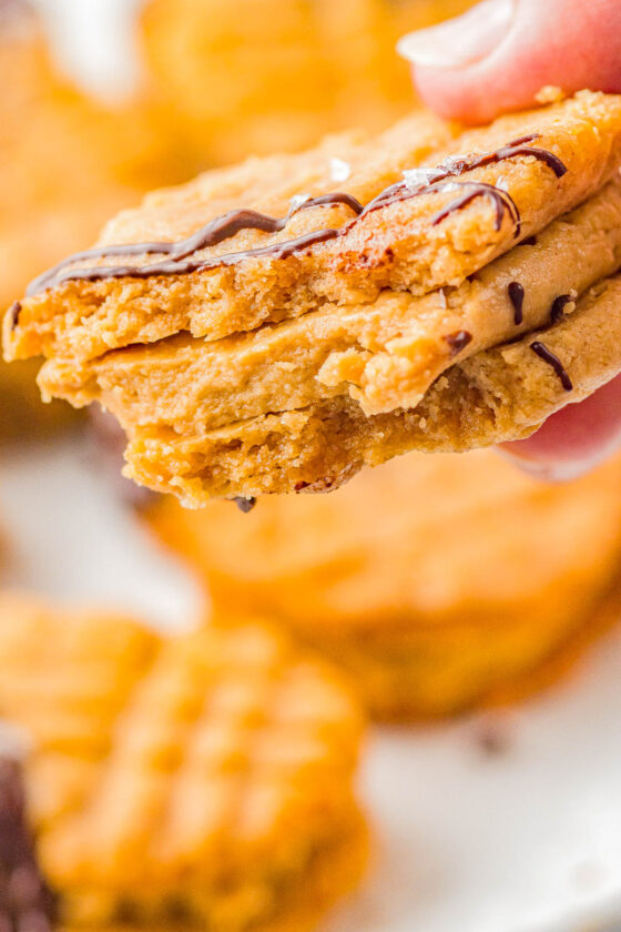 Homemade Nutter Butter Cookies - Averie Cooks