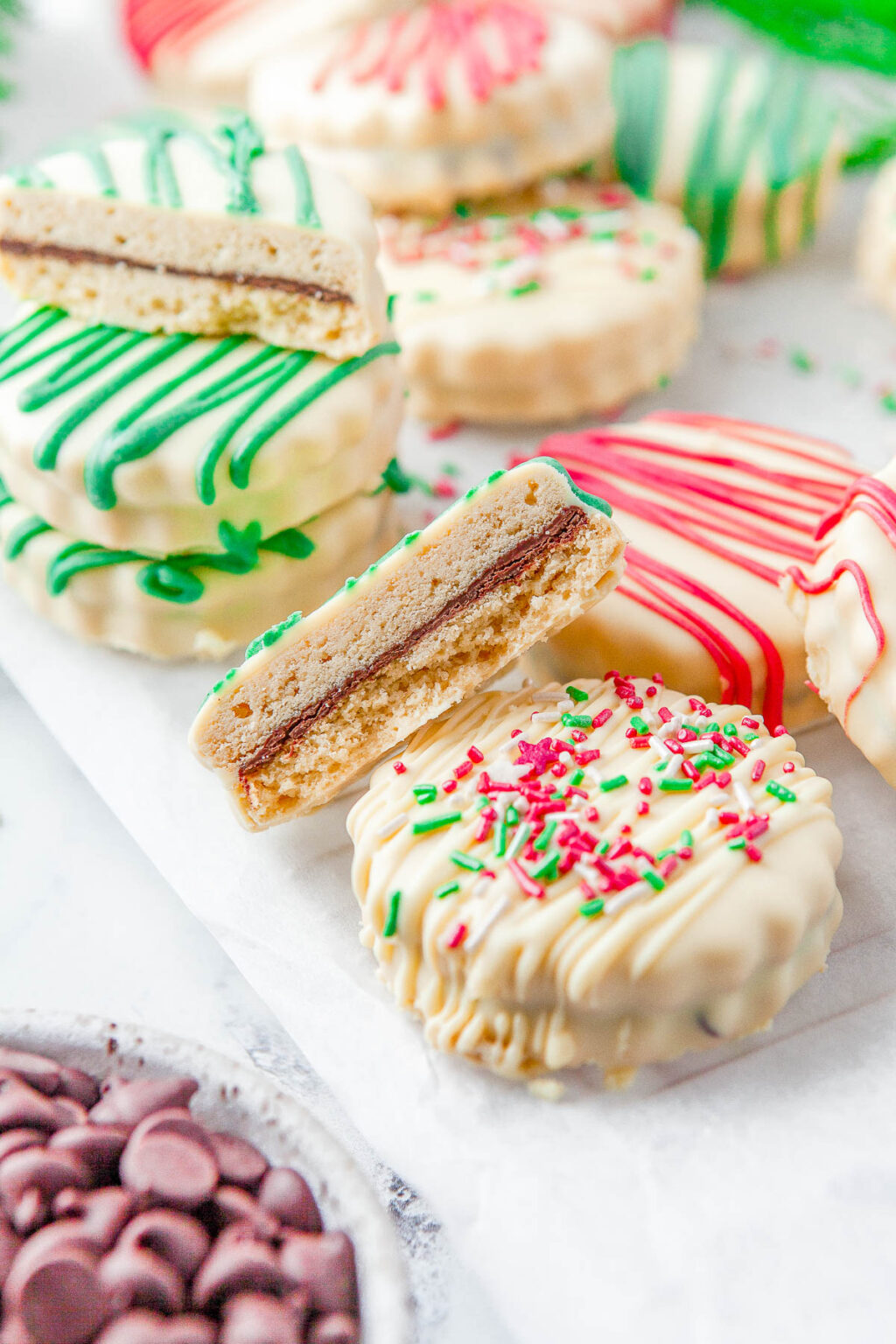 Shortbread Sandwich Cookies - Averie Cooks