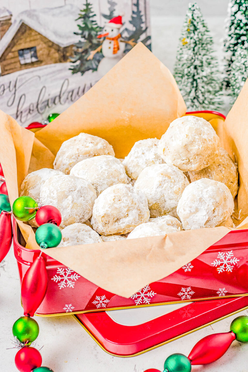 EASY Buttery Pecan Snowball Cookies - Averie Cooks