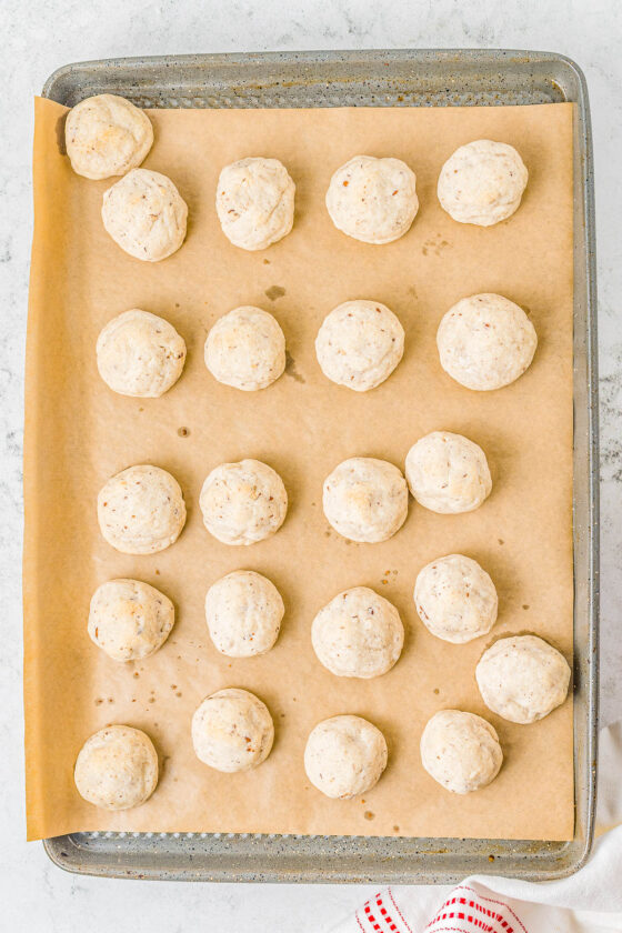 Buttery Pecan Snowball Cookies - Averie Cooks