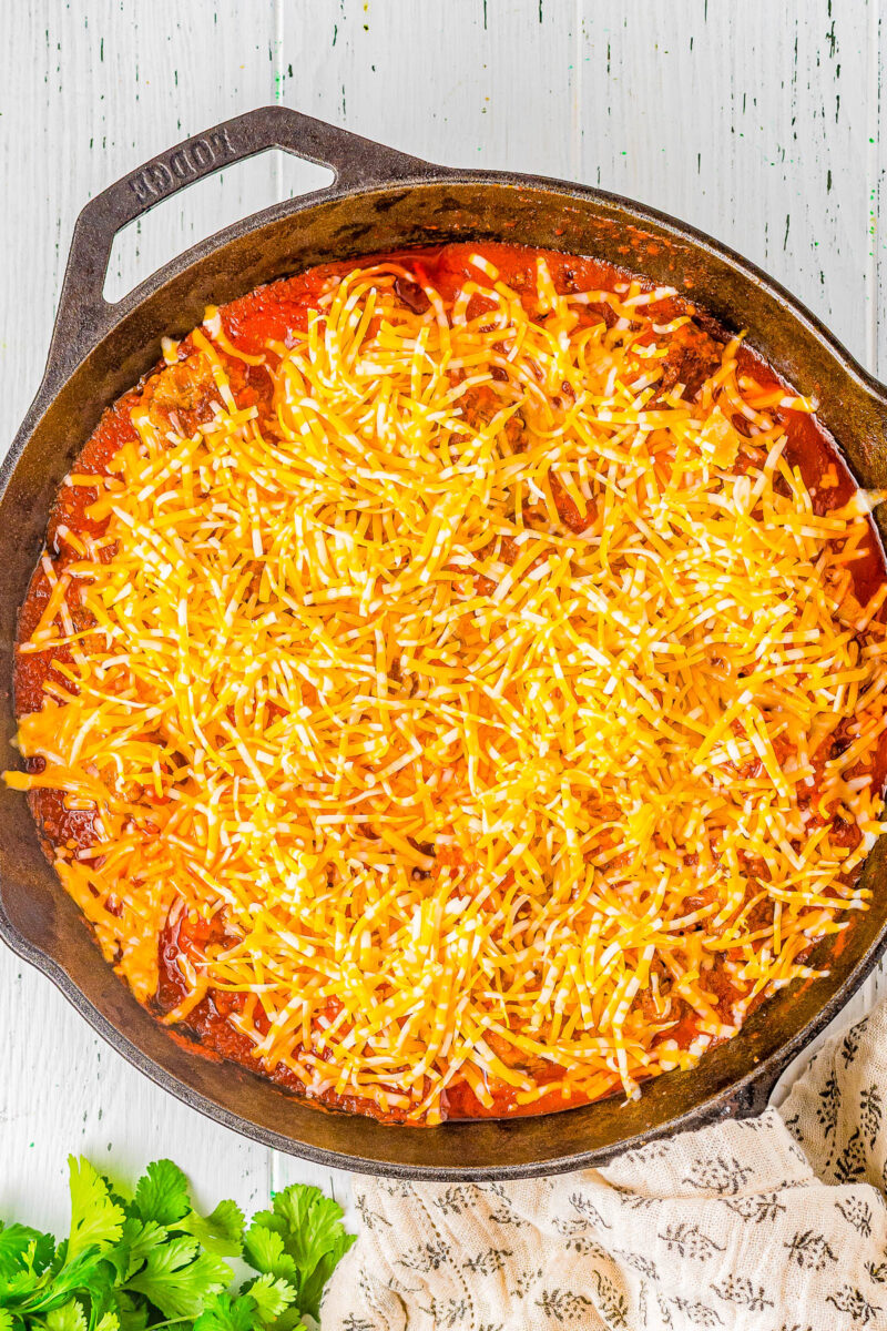 Cheesy Tex Mex Meatballs (with Beef & Pork) - Averie Cooks