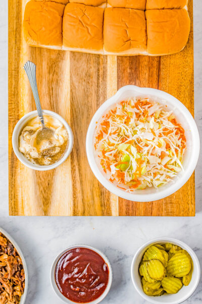 Quick & Easy BBQ Pulled Pork Sliders - Averie Cooks