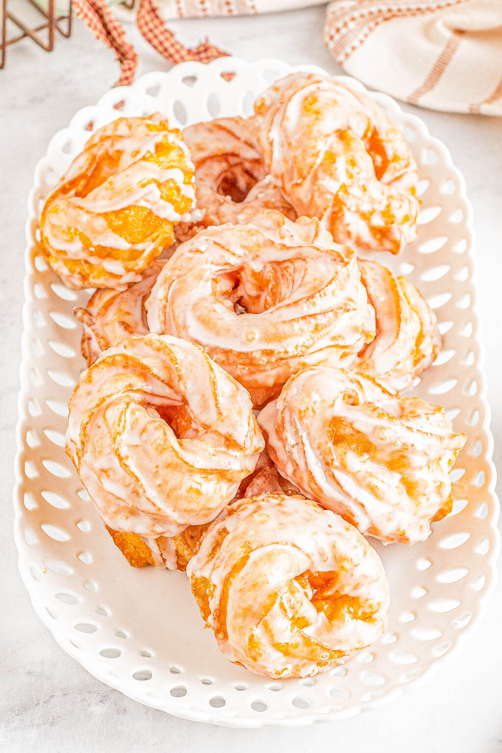 French Crullers Donuts Recipe - Averie Cooks