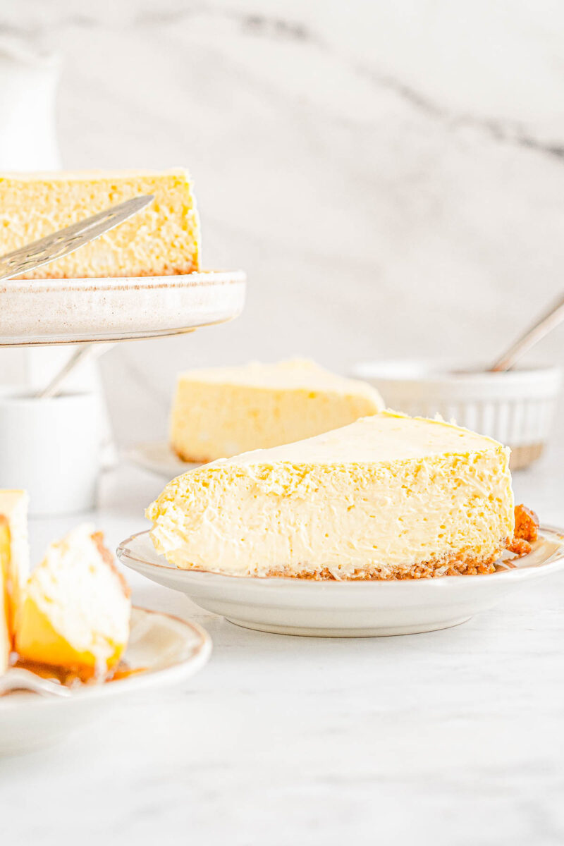 New York Cheesecake - Averie Cooks