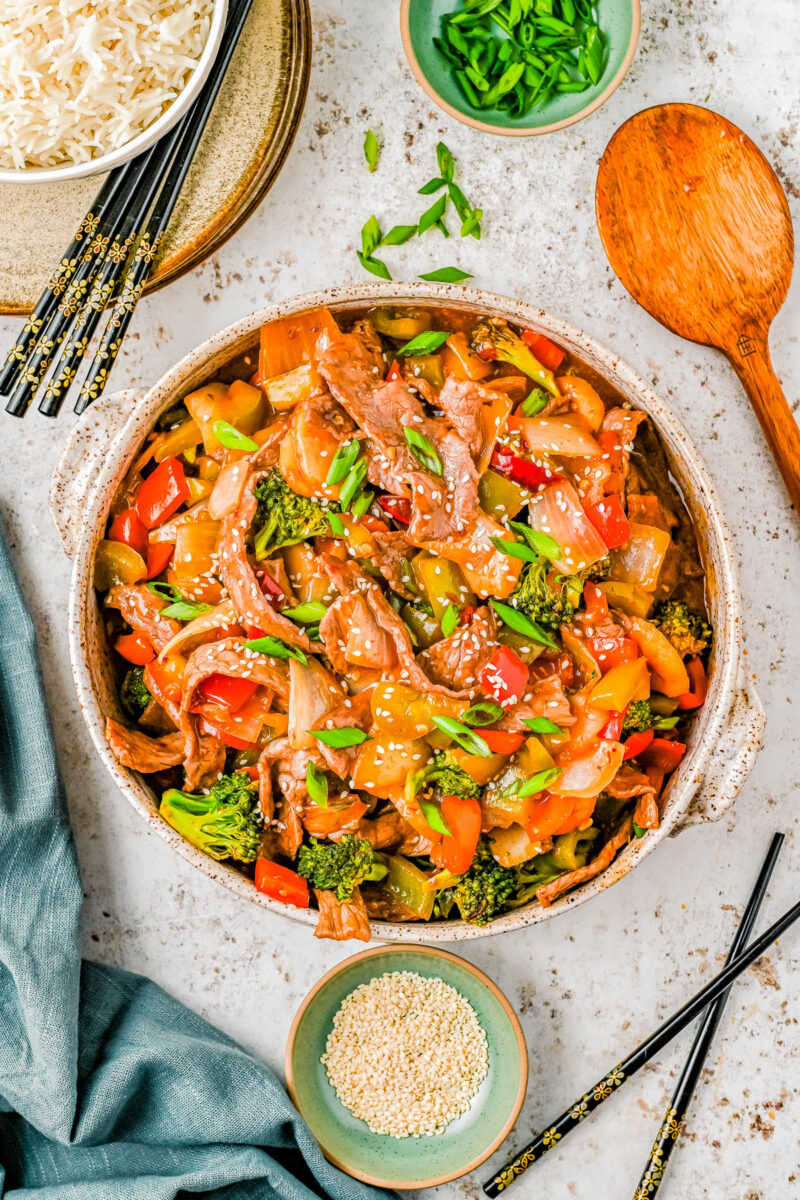 Better-Than-Takeout Hunan Beef - Averie Cooks