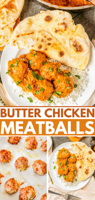 Butter Chicken Meatballs - Averie Cooks