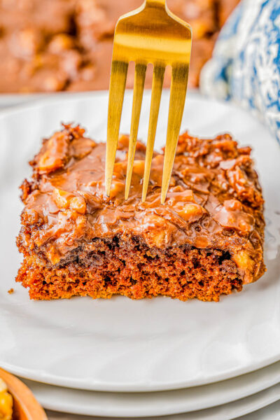 Classic Texas Sheet Cake (+ Homemade Frosting) - Averie Cooks