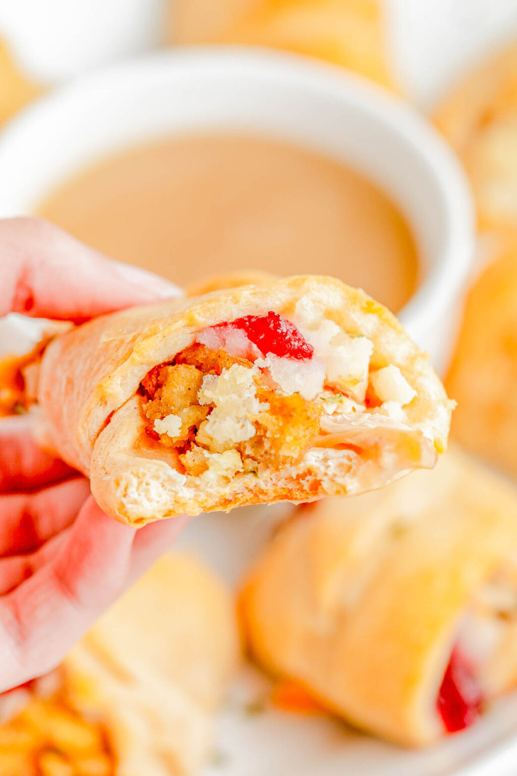 Thanksgiving Leftovers Turkey Crescent Rolls - Averie Cooks