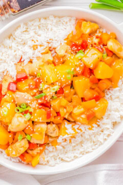 30-Minute Hawaiian Chicken and Pineapple Skillet - Averie Cooks