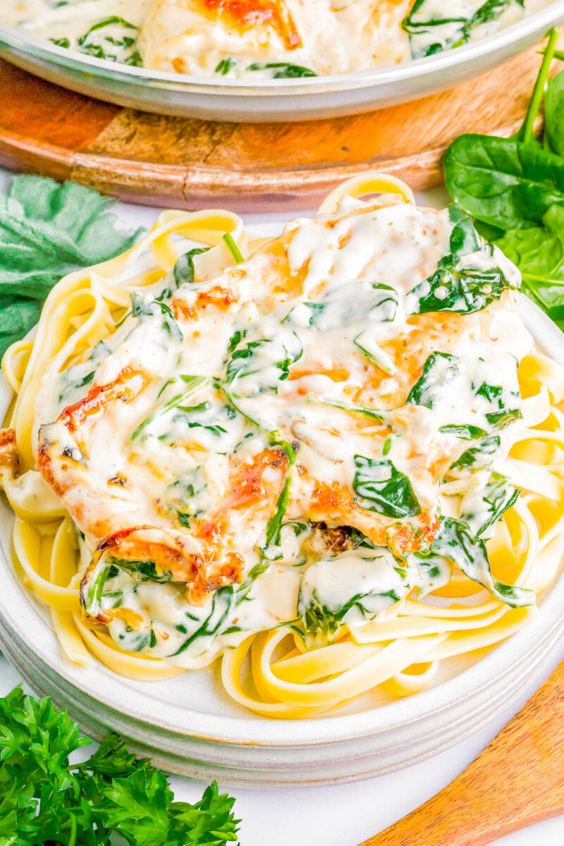 Creamy Chicken Florentine - Averie Cooks