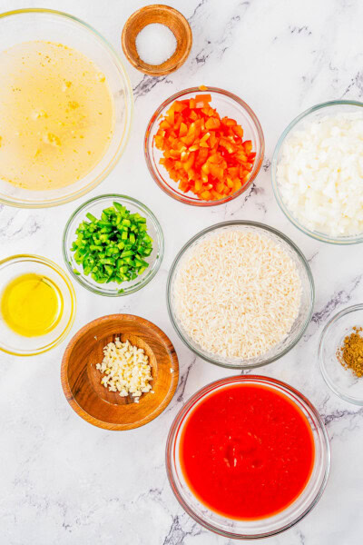 Homemade Spanish Rice with Veggies - Averie Cooks