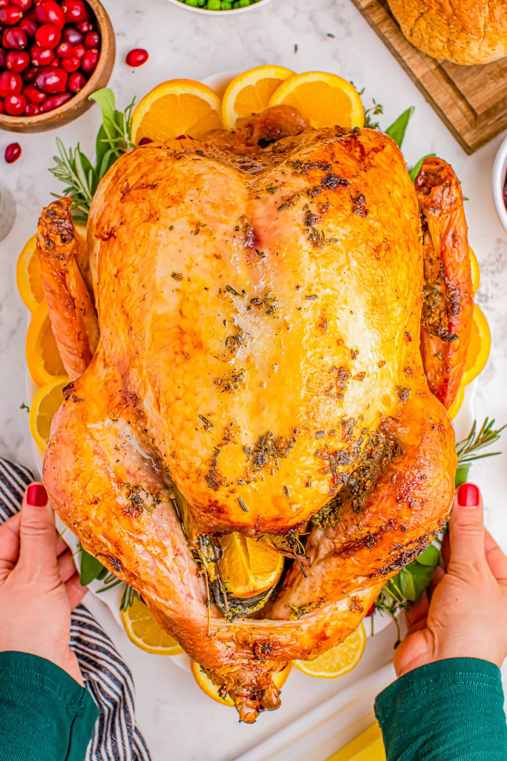 Easy Oven Roasted Citrus Turkey - Averie Cooks