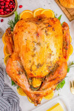 Easy Oven Roasted Citrus Turkey - Averie Cooks