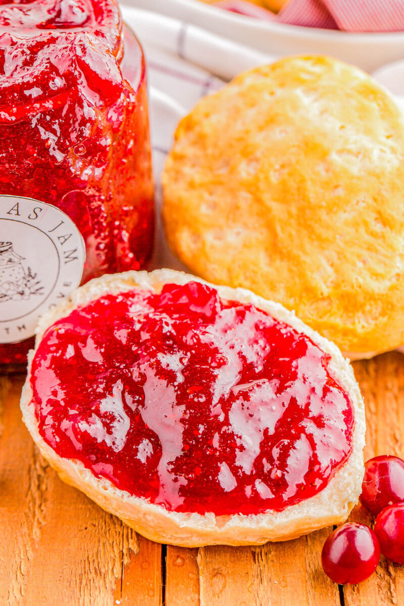 Christmas Freezer Jam - Averie Cooks