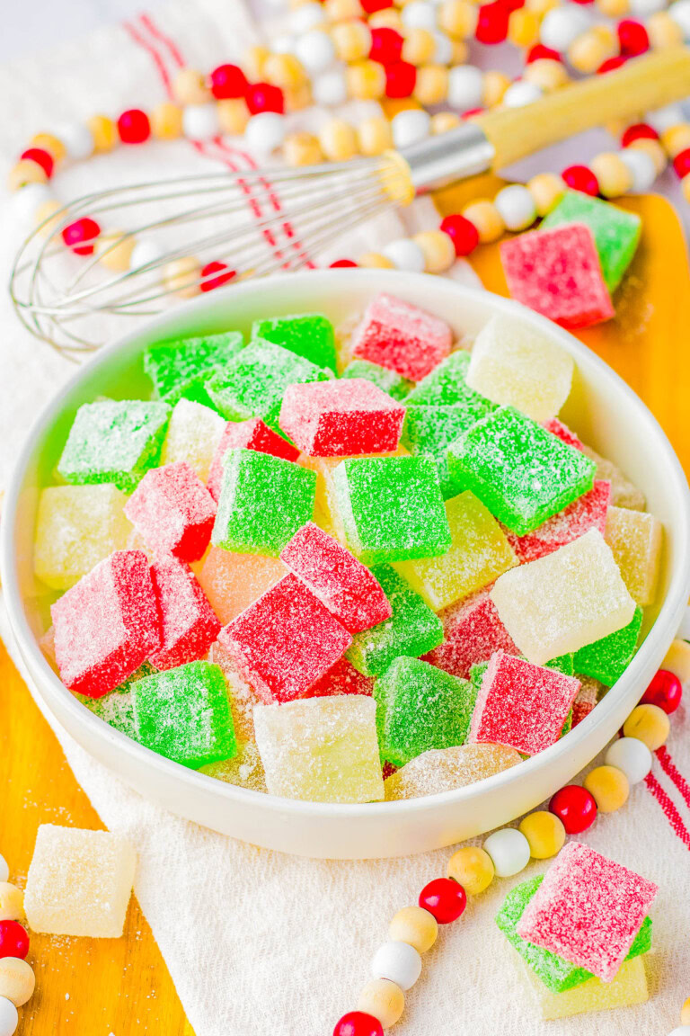 Homemade Homemade Gumdrops Candy - Averie Cooks